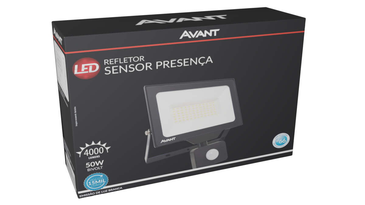 Refletor Sensor de Presença - Avant